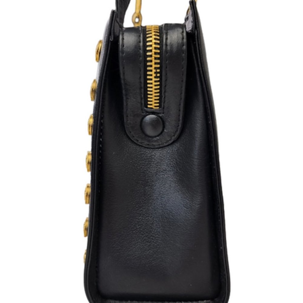 Versace Vintage *Rare* Medusa Leather 80's Shoulder B… - Gem